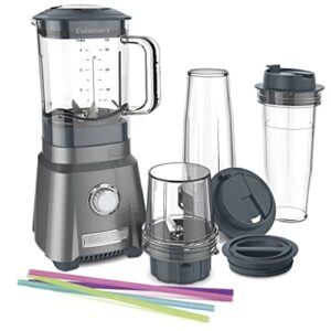 cuisinart cpb-380 hurricane compact juicing blender, gunmetal