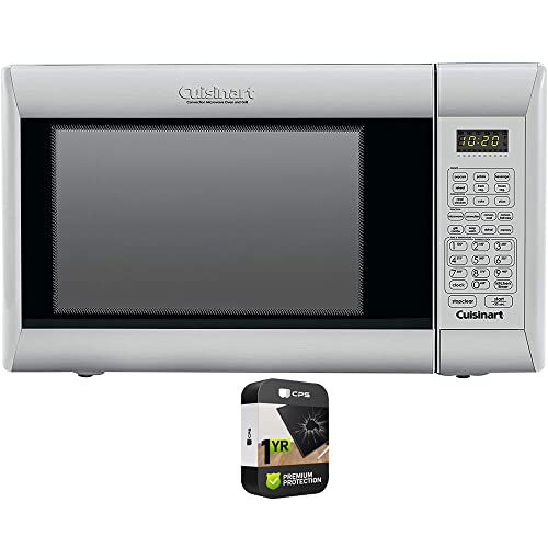 Cuisinart CMW-200 Convection Microwave Oven with Grill 1.2 Cu Ft Brushed Stainless Bundle with 1 YR CPS Enhanced Protection Pack