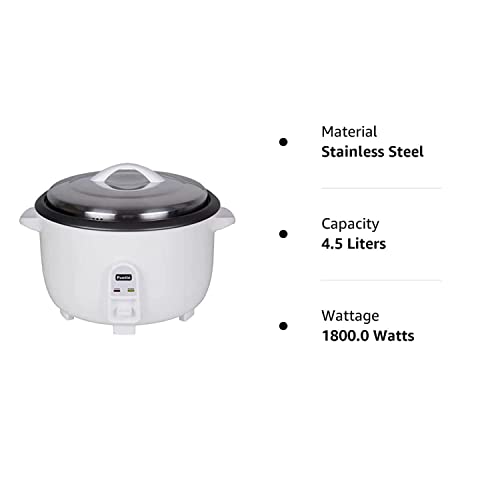 Commercial Restaurant Electric Rice Cooker (25 Cups Raw) 50 Cups Cooked - 1500W