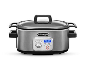 de’longhi livenza programmable slow cooker with stovetop-safe pot