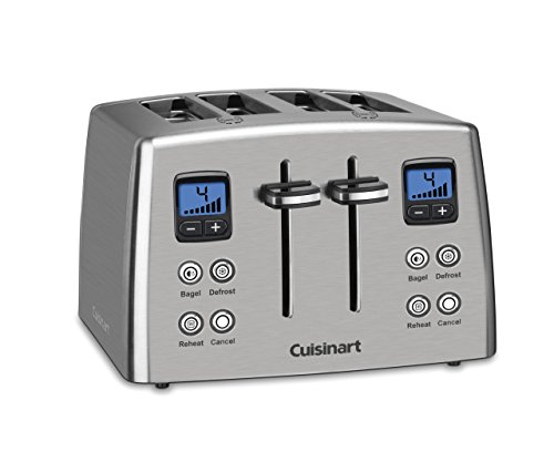 Cuisinart CPT-435 Countdown 4-Slice Stainless Steel Toaster (Renewed)