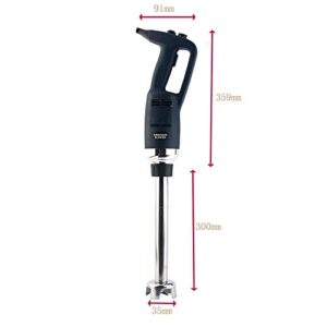 Zz Pro Commercial Electric Big Stix Immersion Blender Hand held variable speed 500 Watt Mixer with 12-Inch Removable Shaft, 25-Gallon capacity(LW500S12)