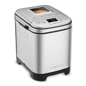 cuisinart cbk-110c compact automatic bread maker, stainless steel