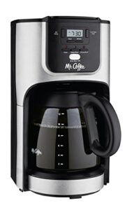 mr. coffee 12-cup programmable coffee maker with brew strength selector