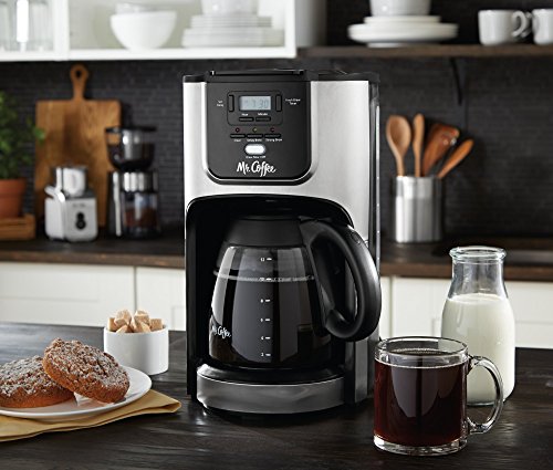 Mr. Coffee 12-Cup Programmable Coffee Maker with Brew Strength Selector