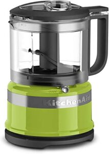 kitchenaid kfc3516ga 3.5 cup food chopper, green apple (renewed) (certified refurbished)