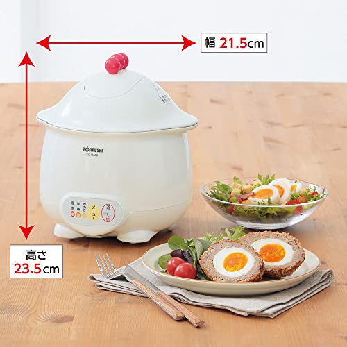 Zojirushi Egg DODODO microcomputer hot spring egg device EG-HA06-WB White