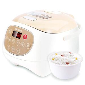 tianji electric rice cooker fd30d with ceramic inner pot, 6-cup(uncooked) makes rice, porridge, soup,brown rice, claypot rice, multi-grain rice,3l