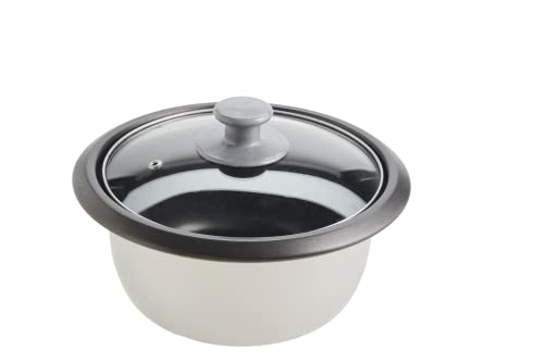 Servappetit 8 Cup Rice Cooker For Any Size Meal, Dishwasher safe, Removable Pot and Lid, Non-stick coating, Black