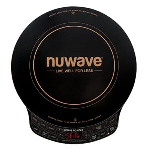 NuWave Precision Induction Cooktop Gold 1500-watt Portable Induction Cooktop & PIC FLEX Precision Induction Cooktop 1300 Watts (PIC Flex)