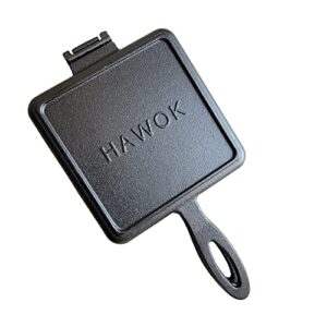 hawok cast iron square waffle iron waffle maker