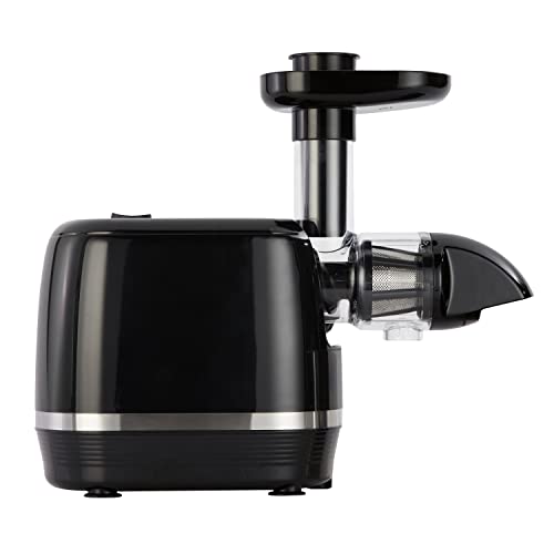 Omega Cold Press 365 Juicer Masticating for Fruit Vegetable and Leafy Greens, 150-Watt, Black (Renewed Premium)