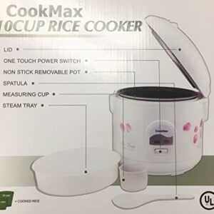 CookMax 10 Cup Rice Cooker (2-20 cups of cooked rice)