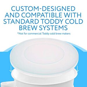 IMPRESA Compatible with Cold Brew System Lid/Brewer Cover/Top Toddy® 100% Silicone BPA Free