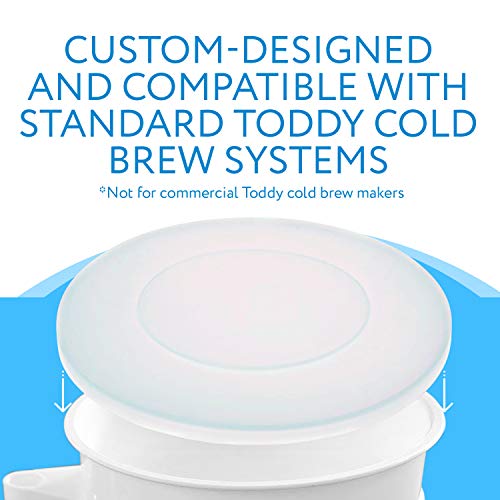 IMPRESA Compatible with Cold Brew System Lid/Brewer Cover/Top Toddy® 100% Silicone BPA Free