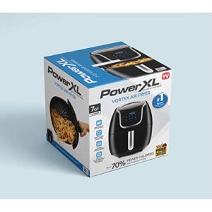 powerxl vortex black 7 qt. programmable digital air fryer – case of: 1;