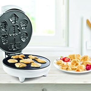 The Original Creepy Crawly Bug Waffle Maker - Make 7 Fun Different Insect Shaped Pancakes Including a Beetle, Lady Bug, Bee & More- Electric Non-stick Waffler, Fun Gift or Breakfast Treat for Kids