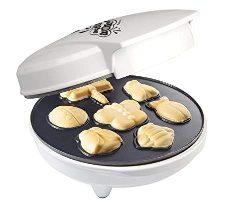 The Original Creepy Crawly Bug Waffle Maker - Make 7 Fun Different Insect Shaped Pancakes Including a Beetle, Lady Bug, Bee & More- Electric Non-stick Waffler, Fun Gift or Breakfast Treat for Kids