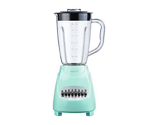 Brentwood JB-220BL 12-Speed Blender, Plastic Jar (Blue), 50oz