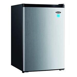 Danby 4.5 cu. ft. Compact Refrigerator with True Freezer (DCR045B1BSLDB-3), Steel