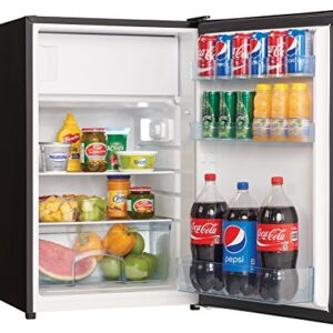 Danby 4.5 cu. ft. Compact Refrigerator with True Freezer (DCR045B1BSLDB-3), Steel