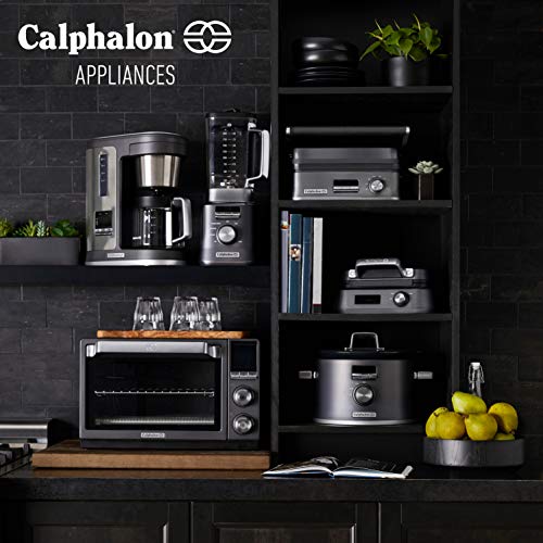 Calphalon BVCLDCG1 Perfect-Brew 10-Cup Coffee Maker, Dark Stainless Steel