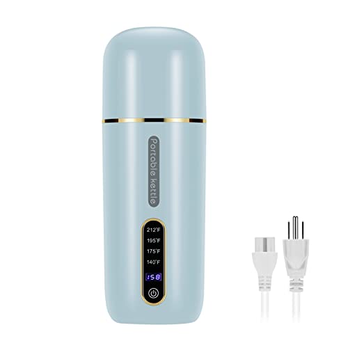 Portable Electric Kettle - 380ml Mini Travel Electric Tea Kettle - Electric Hot Water Kettle - Small Portable Water Boiler