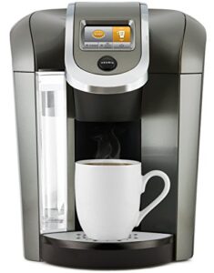 keurig k575 coffee maker, single serve k-cup pod coffee brewer, programmable brewer, platinum