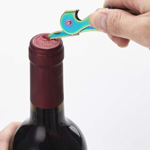 YFS Waiter Corkscrew Upgraded Heavy Duty Wine Opener with Foil Cutter and Bottle Opener Wine Key for Restaurant Waiters