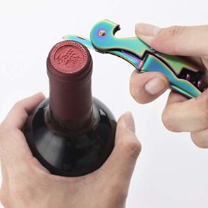 YFS Waiter Corkscrew Upgraded Heavy Duty Wine Opener with Foil Cutter and Bottle Opener Wine Key for Restaurant Waiters