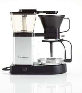 redline mk1 coffee brewer (195-205 optimum brew temperature, pre-infusion mode included).