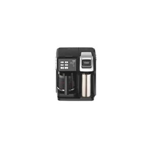 Hamilton Beach FlexBrew 2-Way Coffee Maker, Full-Pot or Single Serve 49957 (Renewed)