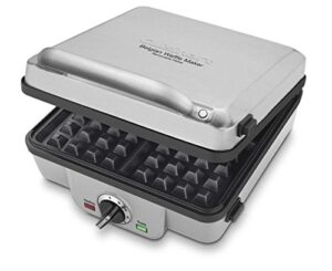 cuisinart waf-300 belgian waffle maker with pancake plates (renewed)