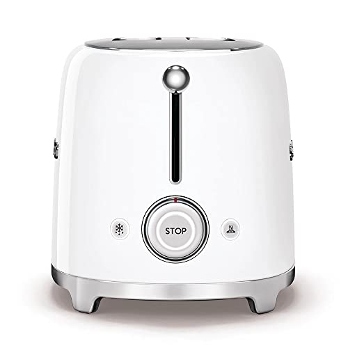 Smeg 50s Retro Line White 2-Slice Toaster