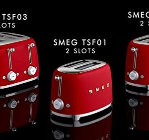 Smeg 50s Retro Line White 2-Slice Toaster