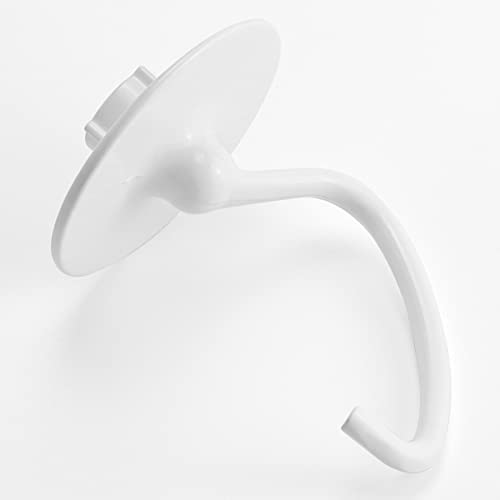 Dough Hook for Kitchen Aid Stand Mixer K45DH Coated Dough Hook fit for 4.5-5 QT Tilt-Head Stand Mixers K45 K45SS KSM90 KSM110 KSM150 KSM75 by MIFLUS