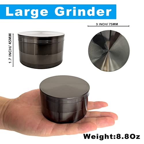 3" Large Grinder, Spice Mills by SIMOX