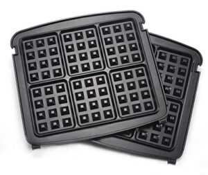 uskitchen waffle plates for cuisinart griddler gr-150 deluxe