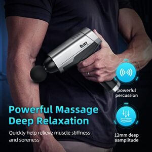 OLsky Massage Gun, Handheld Deep Tissue Massager for Pain Relief, Back Massager, Electronic Shoulder Massager, Portable Quiet Handheld Relaxation Sport Massager