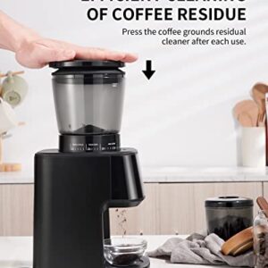 SHARDOR Conical Burr Coffee Grinder with Digital Timer Display, Electric Coffee Bean Grinder with 31 Precise Settings for Espresso/Drip/Pour Over/Cold Brew/French Press, Matte Black