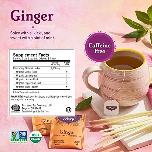 Yogi Tea - Digestion and Detox Tea Variety Pack Sampler (6 Pack) - Green Tea Super Antioxidant, Ginger, DeTox, Blackberry Apple Cider, Honey Chai Turmeric Vitality, and Egyptian Licorice - 96 Tea Bags