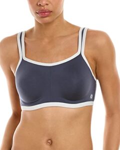 natori women’s yogi:contour conv sport, ash navy/linen, 36ddd