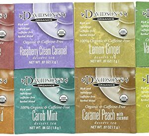 100 Individual Serving Sampler Organic Dessert Teas