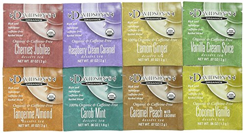 100 Individual Serving Sampler Organic Dessert Teas