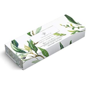 Teabloom USDA Certified Organic Loose Leaf Green Tea Trio Box -Green Sweet Jasmine, Minted Mango Peach, and Green Cherry Blossom - Radiant Greens Collection