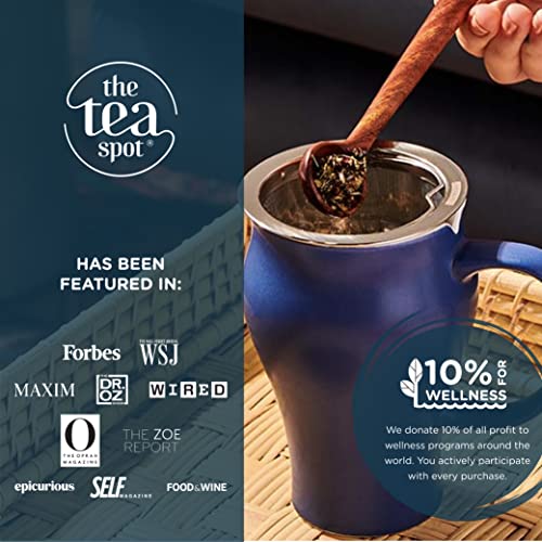 The Tea Spot Organic Immunity Tea with Natural Vitamin C for Immune Support & Sore Throat | Blend of Adaptogens, Elderberry, Orange Peel, Ginger, Basil, Lemon Peel & Valerian Root | Caffeine-Free 15 Tea Bags