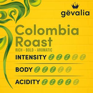 Gevalia Colombia Medium Roast Ground Coffee, 31.9 oz Canister