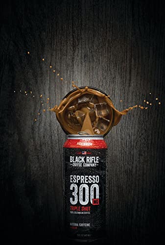 Black Rifle Coffee Ready To Drink 15 Fl Oz (Rich Mocha, 12 Count) 300mg of Caffeine Per Can, 100% Columbian Coffee, Gluten Free, Good Source of Protein, Helps Support Veterans and First Responders