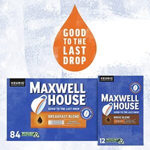 Maxwell House House Blend Medium Roast K-Cup Coffee Pods (12 Pods) (Pack of 4)