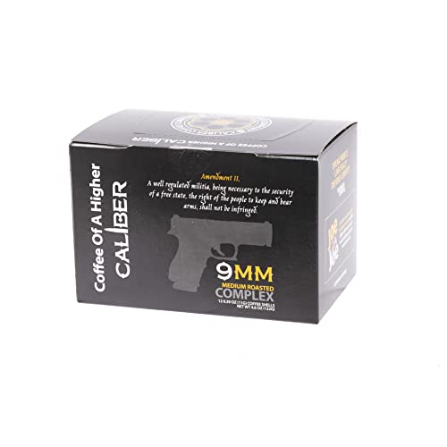 Caliber Coffee 9mm Medium Roast, 12 Count Pod